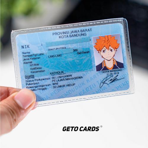 Promo Sampul Pelindung Kartu Anti Gores Untuk KTP ID CARD Design Anime ...