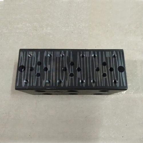 Jual CETOP3 BASE PLATE PARALLEL CIRCUIT HYDRAULIC MANIFOLD 3 STATION ...