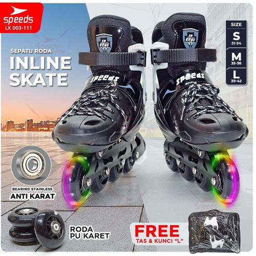 Jual RF Roller Skate Anak Remaja Dewasa Sepatu Roda Roda Karet PVC PU ...