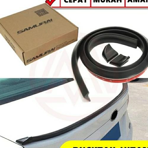 Jual DUCK TAIL Hitam trunk rear spoiler mobil Vios limo universal ...