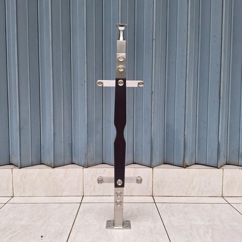 Jual TIANG RAILING TANGGA KACA STAINLESS/PAGAR TANGGA MINIMALIS ...
