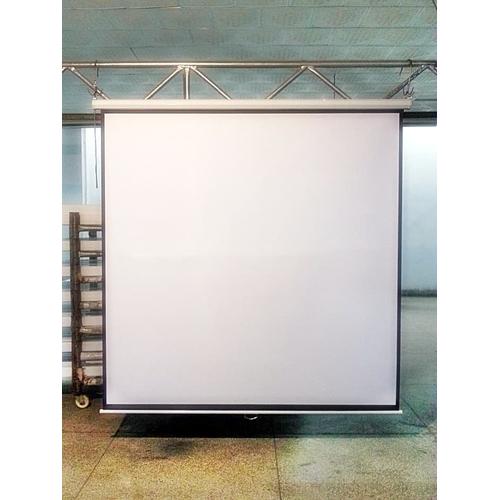 Jual screen/layar proyektor motorized 200" diagonal 3x4 meter elektrik ...