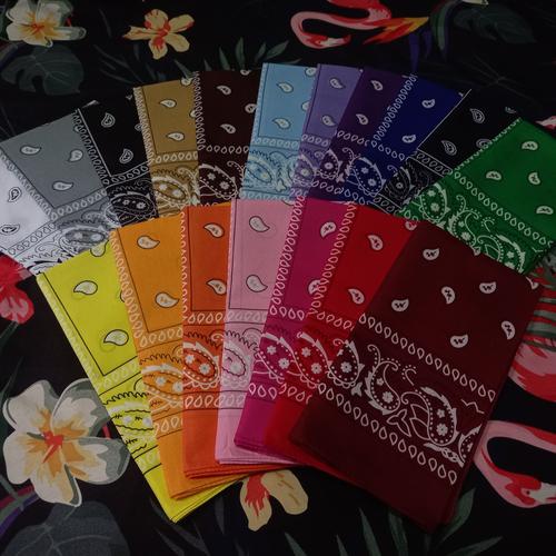 Jual bandana paisley / slayer / sapu tangan / scarf / syal hip hop 3 ...