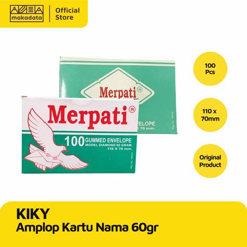 Jual ENVELOPE | AMPLOP KIKY UKURAN 110 X 70 MM 60 GR (1 PAK) MUR - Kota ...