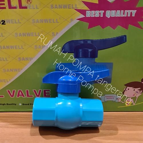 Jual Ball valve pvc 1/2 inch stop kran pvc 1/2 inch - Kab. Tangerang ...