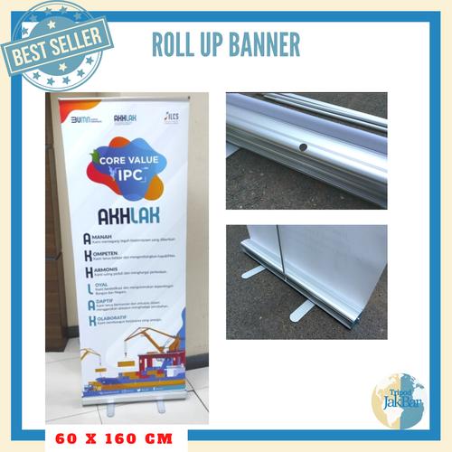 Jual Roll Up Banner 60x160 alumunium | Stand Banner Tripod JakBar - Rangka - Kota Tangerang ...