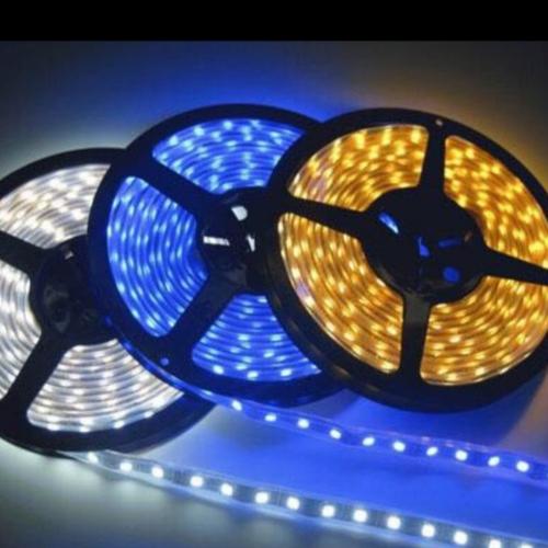 Jual led strip pita 12v 5m 3528 / 2835 led selang tumbler pita strip ...