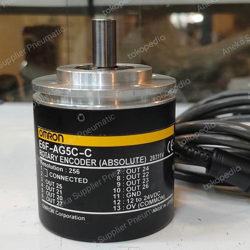Jual Rotary Encoder OMRON E6F-AG5C-C Resolution : 256. Made in Japan ...