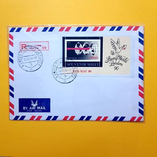 Jual Prangko INDONESIA. STP SS90 STAMP WORLD LONDON 1990. Kat.300k ...