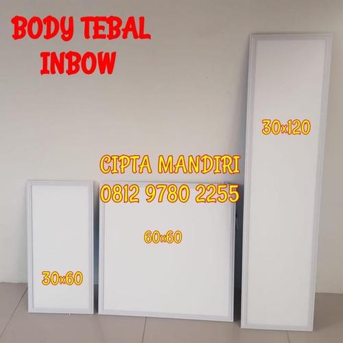 Jual ready LAMPU PANEL LED INBOW 60X60 48W DOWNLIGHT BODY TEBAL 60 X 60 ...