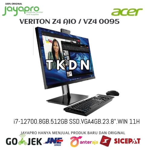 Jual ACER VERITON Z4 AIO VZ4/0095.i7.12700.8GB.512GB. VGA4GB.23.8"TKDN ...