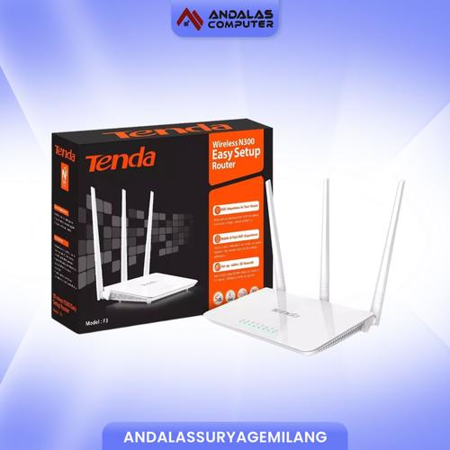 Promo Router Tenda F3 router 300Mbps High Power - Kota Surakarta ...