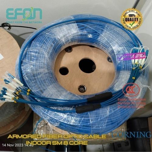 Jual Armored Fiber Optic Cable Singlemode 8 Core 25 Meter With ...