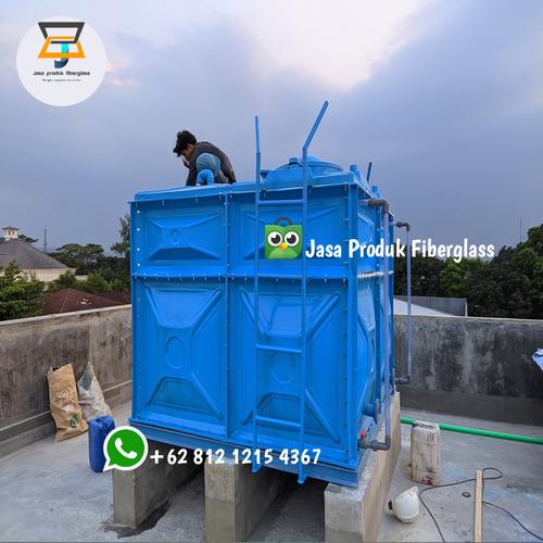 Jual Roof Tank/Tangki Air Panel/Water Tank FRP 6000lt/6m3, Tandon Air ...
