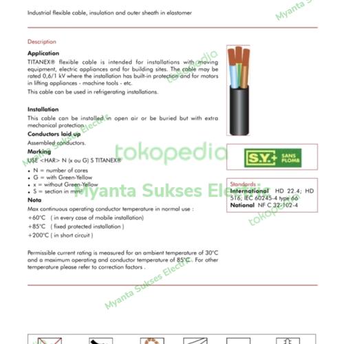 Jual Kabel H07RN-F 5x4 5x4mm Meteran Vulgumi Fulgumi Submersible - Jakarta Pusat - Myanta Sukses ...