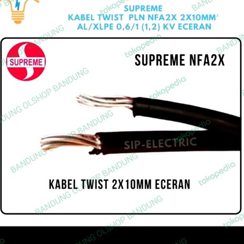 Jual SUPREME NFA2X 2X10 1M KABEL TWIST PLN NFA2X 2X10MM KABEL TIC ...