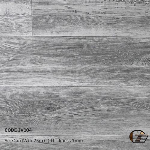 Jual lantai vinyl roll 1 mm motif kayu warna abu JV104/roll - Jakarta ...