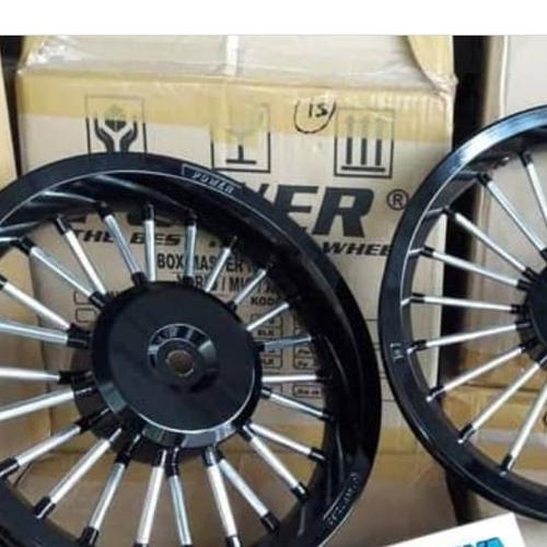 Jual velg racing mio m3, fino 125, soul gt 125 power andong hitam ...