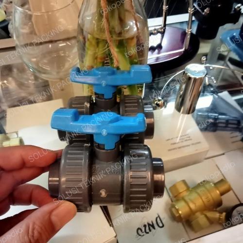 Jual Ball Valve True Union Pvc Socket 11/2" inch/Ball Valve Watermur ...