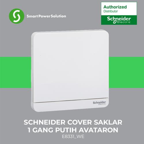 Promo Schneider Cover Saklar 1 Gang Putih AvatarOn - E8331_WE - Jakarta ...