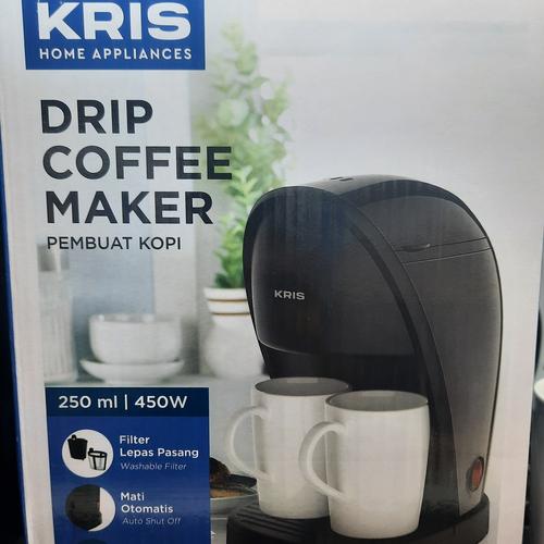 Jual kris drip coffe maker 2 cup 250ml mesin kopi drip kris original ...
