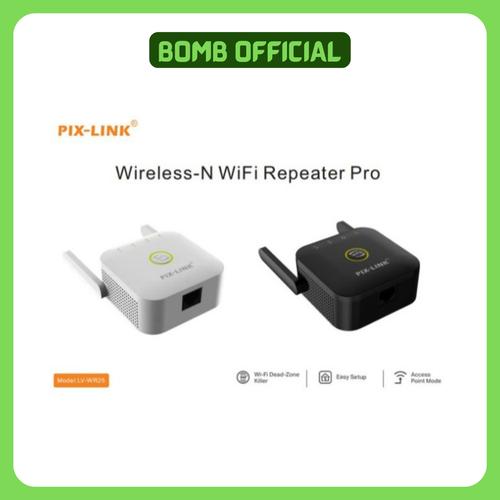 Promo PIX-LINK Wifii Router Repeater Wireless 300M Penguat Sinyal LV ...