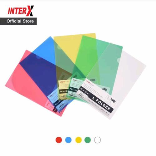 Jual Inter X Map L Tebal Folio F4 (12 Pcs) / Map Plastik / Clear ...