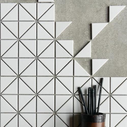 Jual Backsplash Tile Dapur Modern - Venus Pottery Baobao White Matte ...