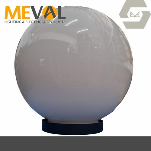 Jual Kap Lampu Taman Bulat 8 inch Frosted E27 Outdoor Putih MEVAL RG3 ...
