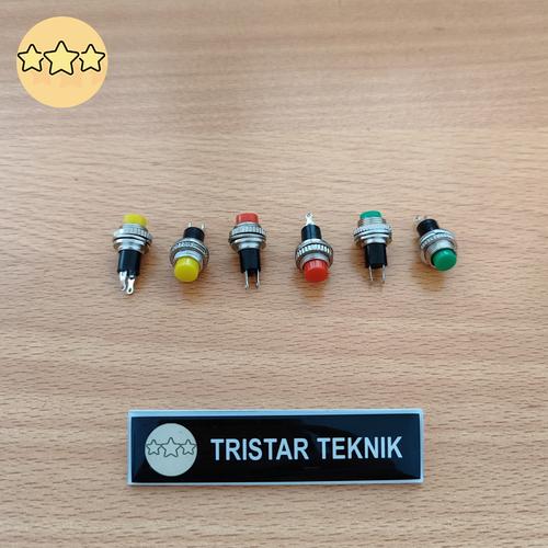 Jual 2 PIN Kaki Push Button Saklar On Besi Tanggung Warna Mini Kecil ...