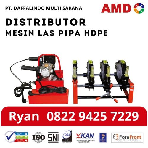 Jual Mesin Penyambung Pipa Hdpe 200mm Merk AMD - Sudah Siap Pakai ...