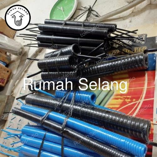 Jual Selang PU Spiral 4 x 6 Hitam 6 Meter / Selang Polyurethane Spiral ...