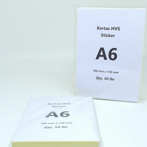 Jual Sticker Label A6 HVS Untuk Cetak Label Pengiriman - Kota Medan ...