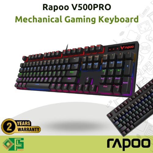 Jual Rapoo V500PRO Backlit Mechanical Gaming Keyboard - Kota Bandung ...