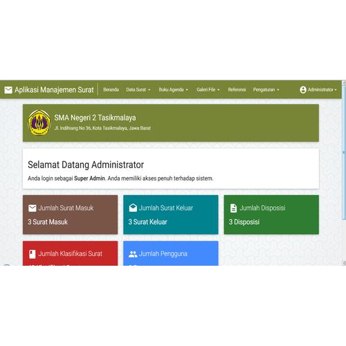 Jual Source Code Manajemen Arsip Surat Masuk dan Surat Keluar Berbasis Web - Kab. Bandung Barat ...