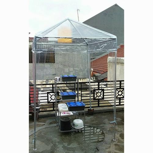 Jual Tenda Green House Atap Plastik Mika Bening Ukuran 1.5x1.5 meter ...