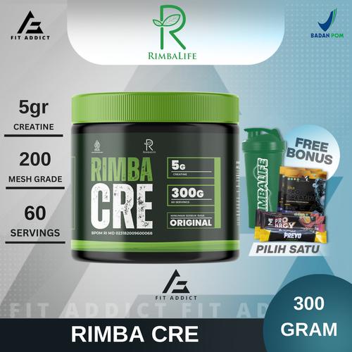 Jual Rimbalife RimbaCre Creatine Monohydrate 300 Gram 60 Serving Rimba ...