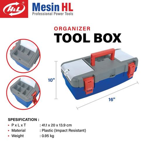 Jual HL Tool Box BESAR 16 inch toolbox / kotak perkakas tempat ...