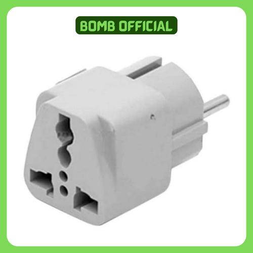Jual Over Steker Colokan Listrik Kaki 3 ke Kaki 2 Adapter Travel ...
