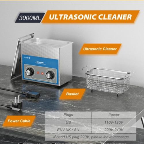 Jual GT Sonic Ultrasonic Cleaner 3L Pembersih Ultrasonik Timer Ultra ...