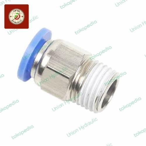 Jual MPC 6-M5 Fitting Lurus Pneumatic Selang 6mm drat M5 / 5mm ...