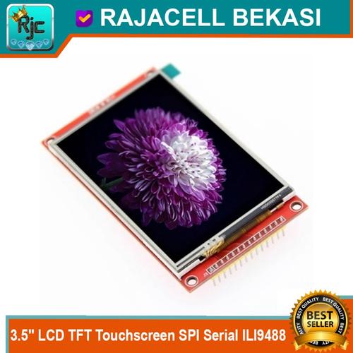 Jual 3.5" LCD TFT Touchscreen SPI Serial ILI9488 320*480 pixel for ...