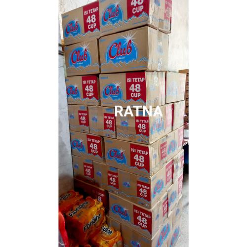 Jual CLUB GELAS 220ml AIR MINERAL CUP (1 Dus isi 48pcs) OJOL ONLY ...