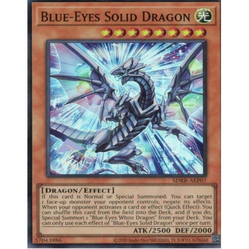 Jual Blue-Eyes Solid Dragon | Super Rare | Yugioh AE SDRB AEP07 ...