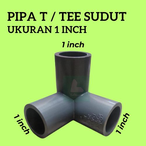Jual Paralon Pipa T Tee Sudut 3 Lubang Fitting Ukuran 1 Inch - Kab ...
