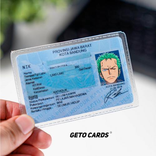 Promo Sampul Pelindung Kartu Anti Gores Untuk KTP ID CARD Design Anime ...