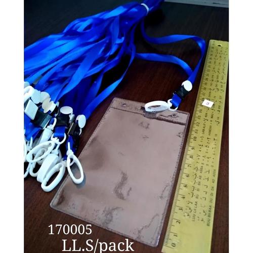 Jual NAME TAG TALI + COVER PLASTIK 3 WARNA (1 PACK ISI 50 ) - Biru ...