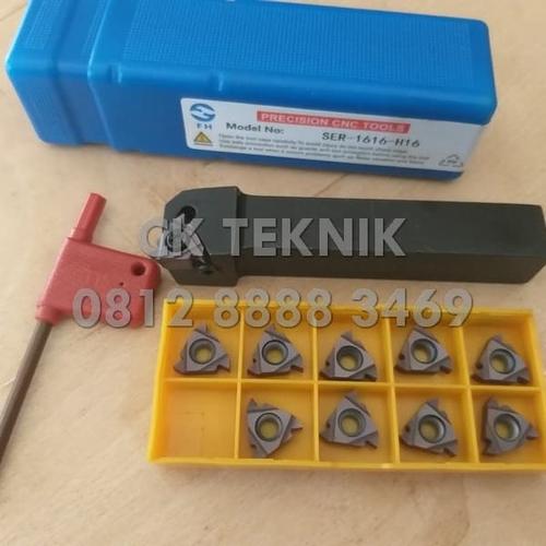 Jual SER 1212-16 Holder insert ulir MMT 16ER stang bubut pembuat drat ...