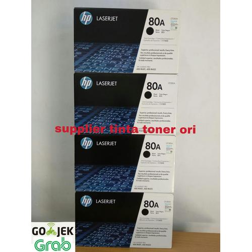 Jual Toner HP Laserjet PRO 400 M401,400 M425 80A [CF280A] Black ...
