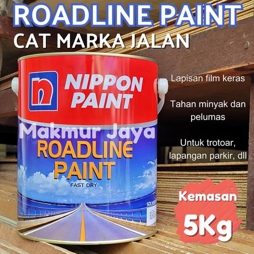 Jual Nippon Roadline Paint Cat Marka Jalan 5Kg - Black - Jakarta Pusat ...